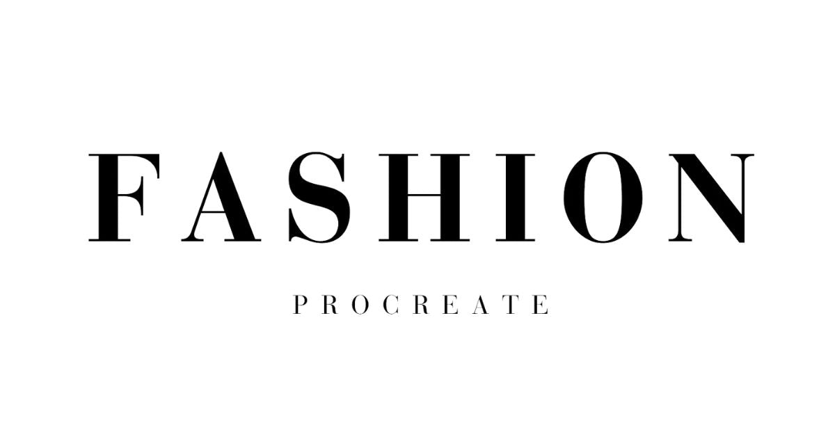 Fashion Procreate - Professional Tools for Fashion Designers